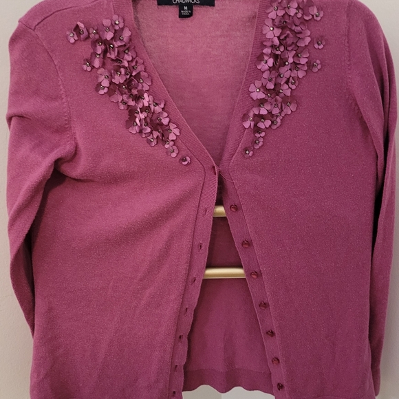 Chadwicks | Sweaters | Rose Pink Cardigan | Poshmark